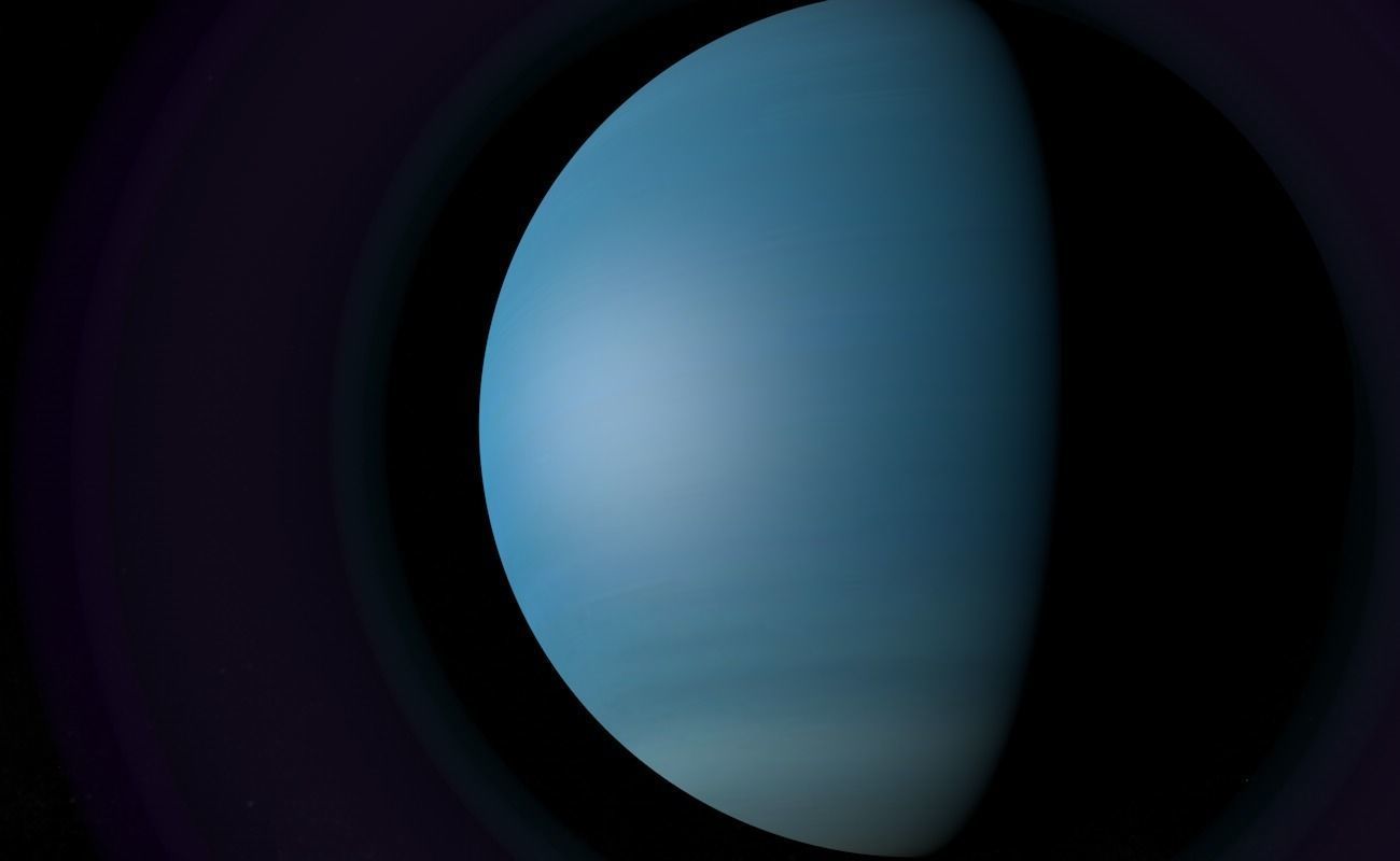 Uranus planet 3D model animated | CGTrader