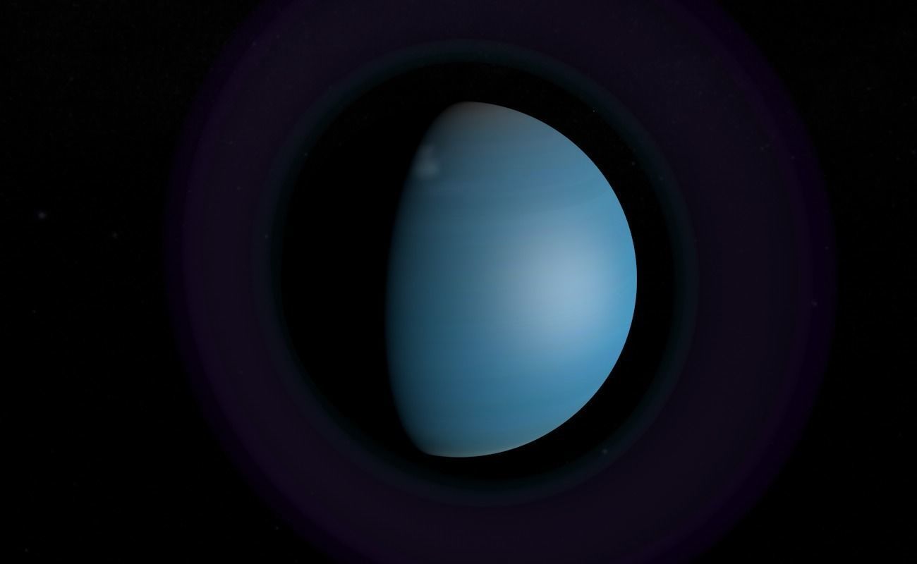 Uranus planet 3D model animated | CGTrader