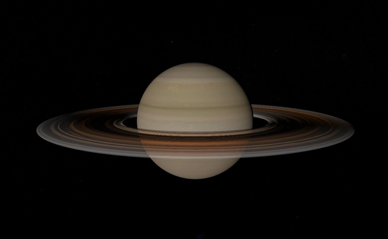 Planet Saturn 3D model animated | CGTrader
