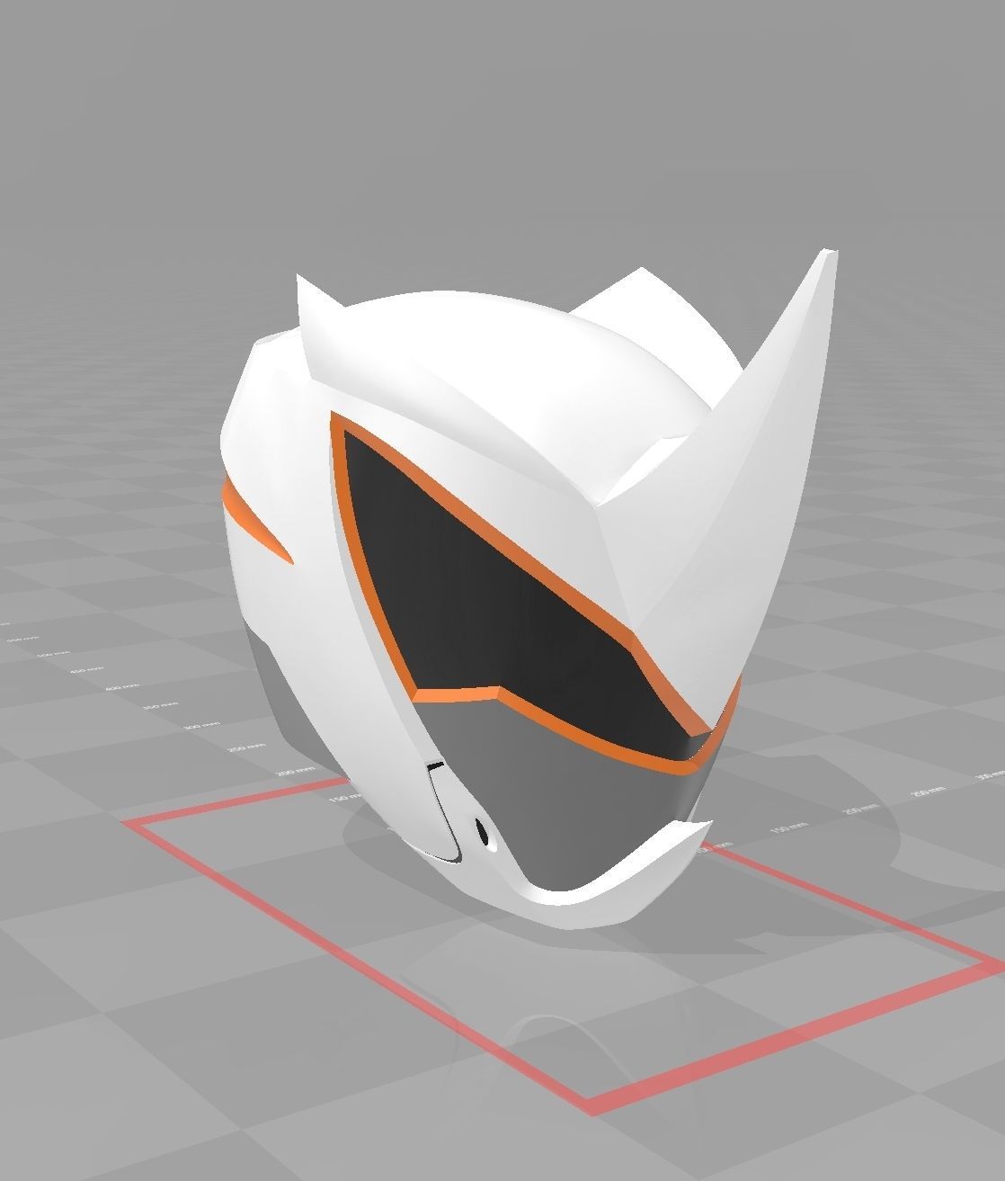 Power Rangers Jungle Fury Rhino Ranger GekiChopper Helmet 3D model 3D ...