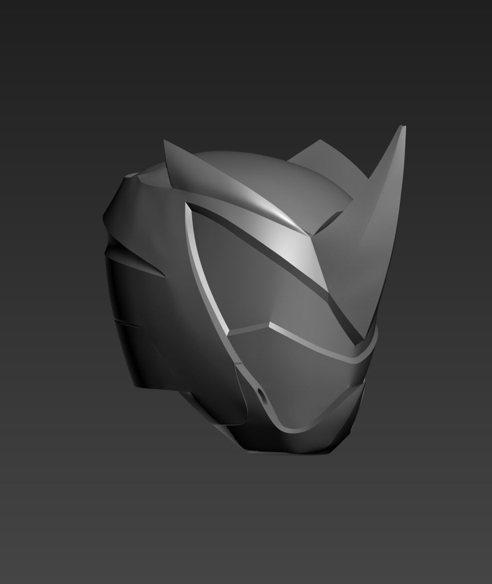 Power Rangers Jungle Fury Rhino Ranger GekiChopper Helmet 3D model 3D ...