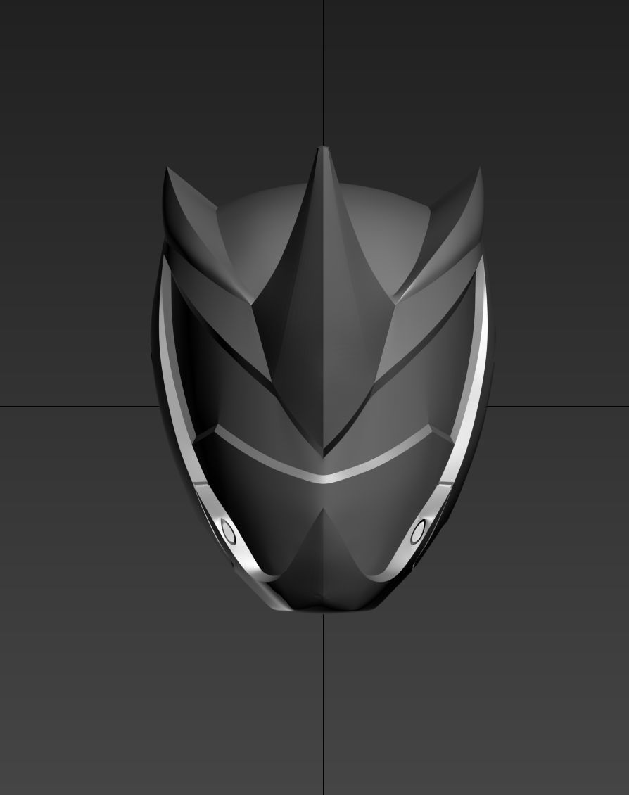 Power Rangers Jungle Fury Rhino Ranger GekiChopper Helmet 3D model 3D ...