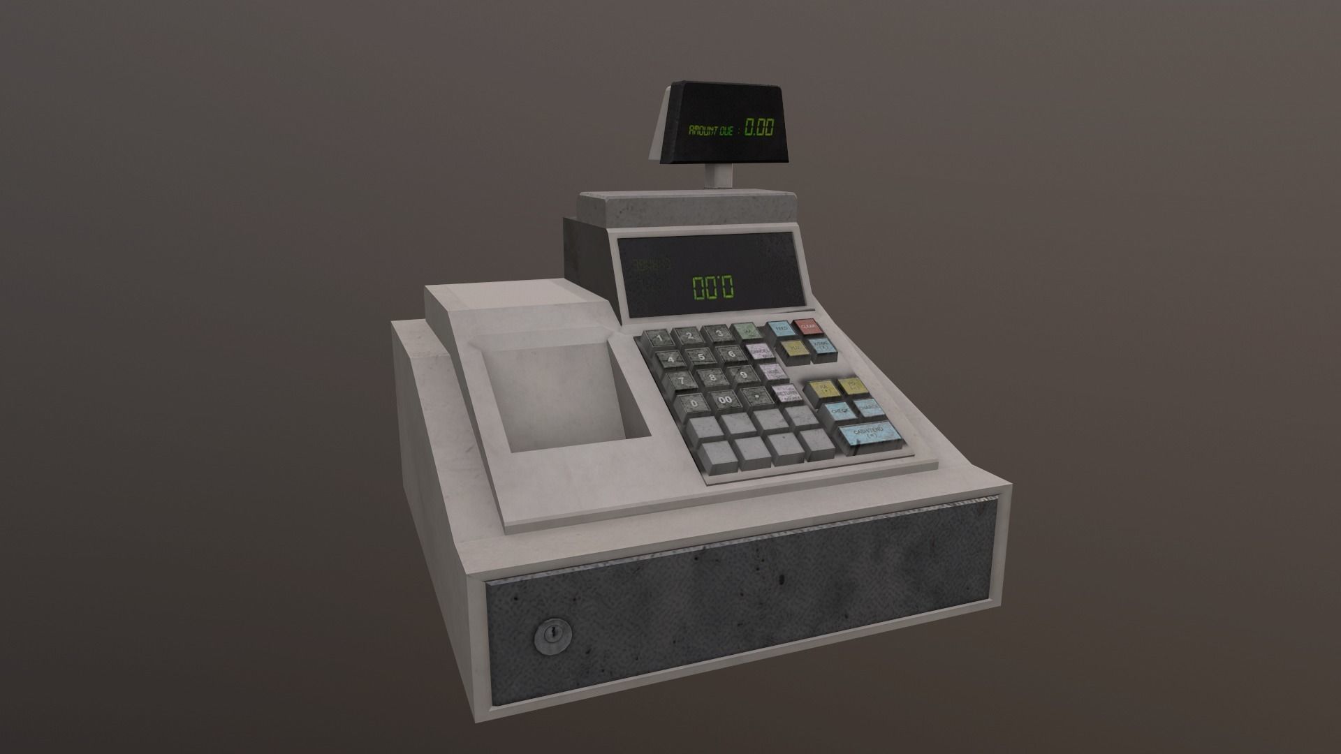 3D model Cash Register VR / AR / low-poly | CGTrader