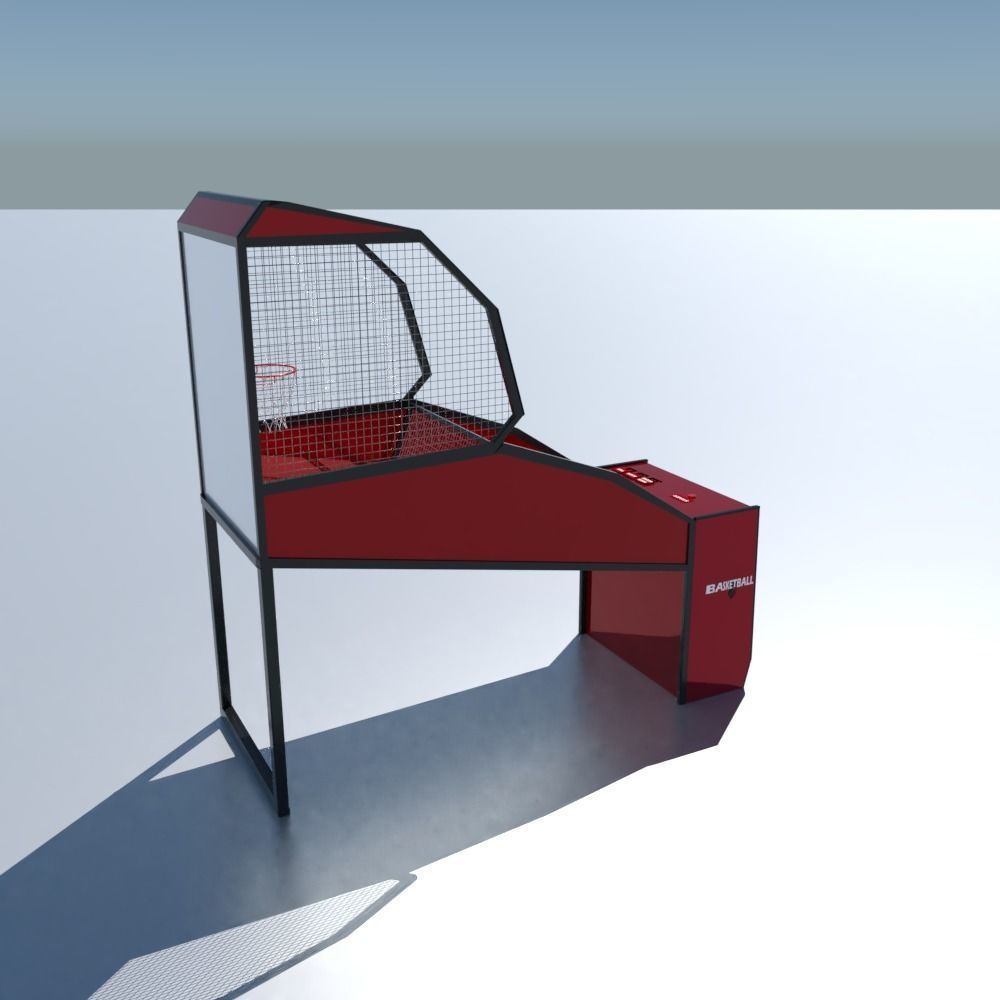Arcade Basketball Game Machine 3D model | CGTrader