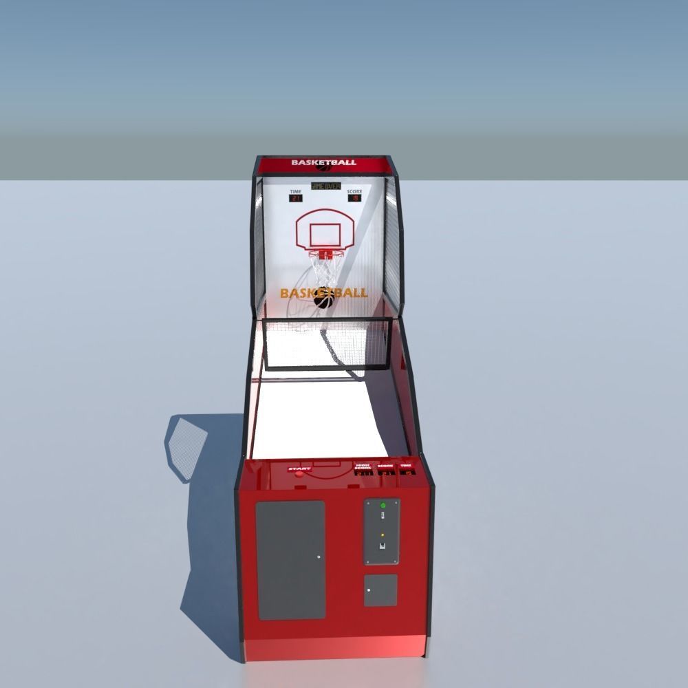 Arcade Basketball Game Machine 3D model | CGTrader