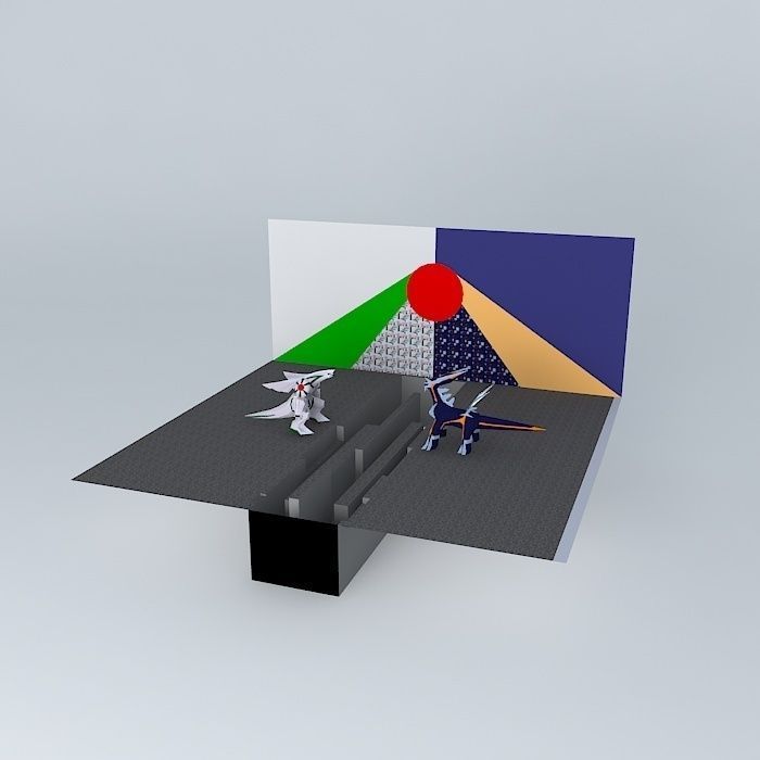 primal battle free 3D model | CGTrader