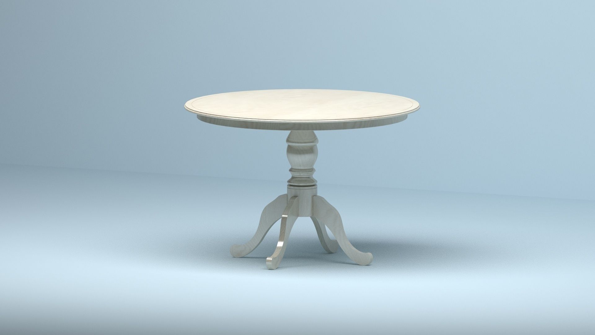 round table 3D model | CGTrader