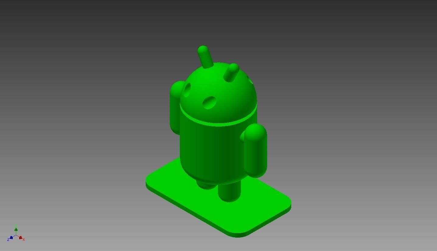 Android Logo free 3D model 3D printable | CGTrader