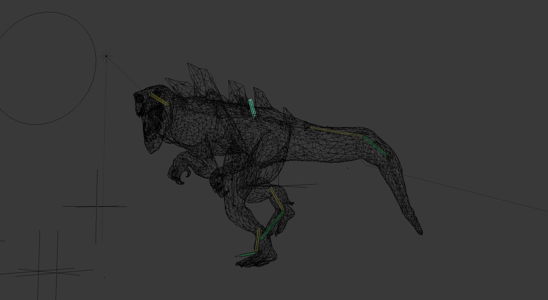 3D model Godzilla 1998 Inspired Model VR / AR / low-poly rigged ...