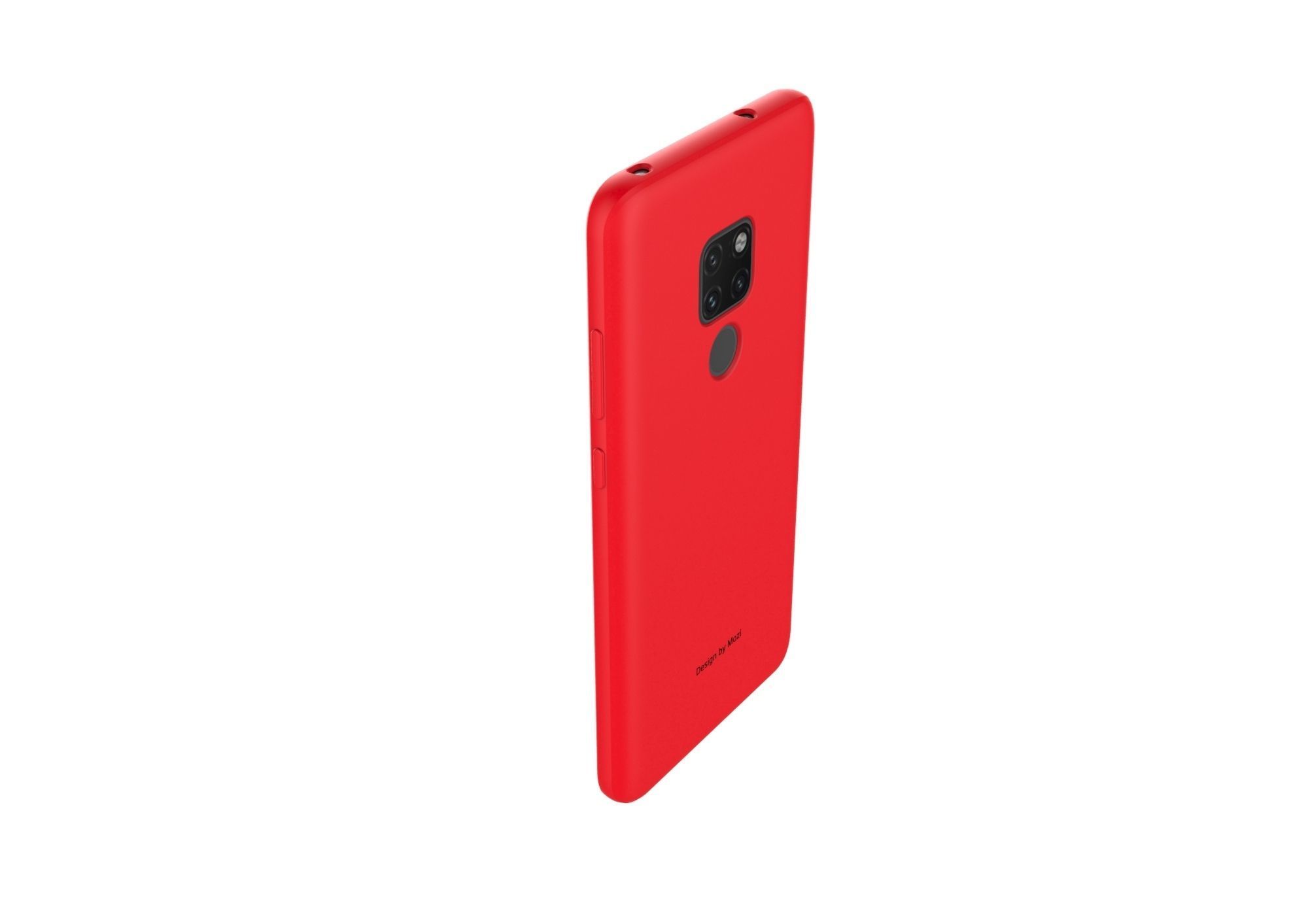 HUAWEI MATE20 red case customizable design 3D model 3D printable | CGTrader