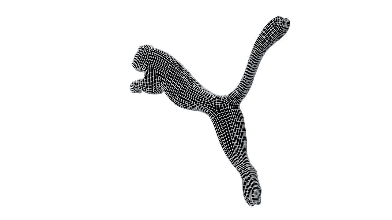Puma Logo 02 free VR / AR / low-poly 3D model | CGTrader