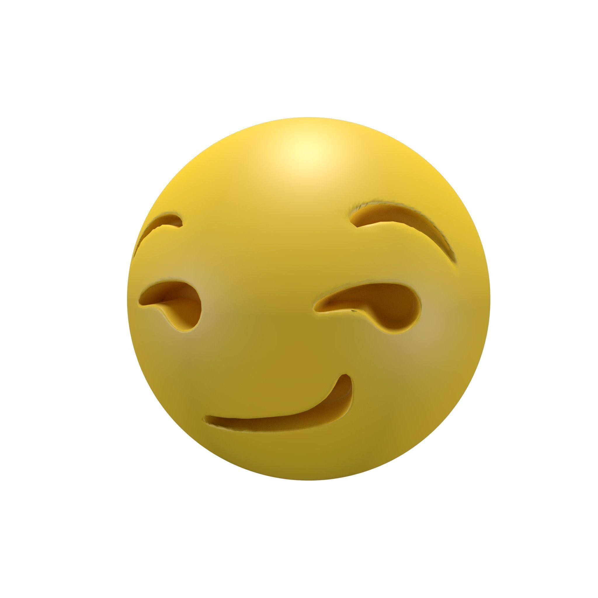 3D model Smirking Face VR / AR / low-poly | CGTrader