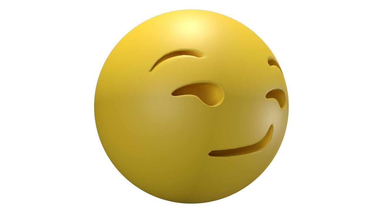 3D model Smirking Face VR / AR / low-poly | CGTrader