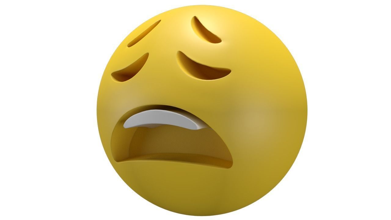 3D model Weary Face VR / AR / low-poly | CGTrader