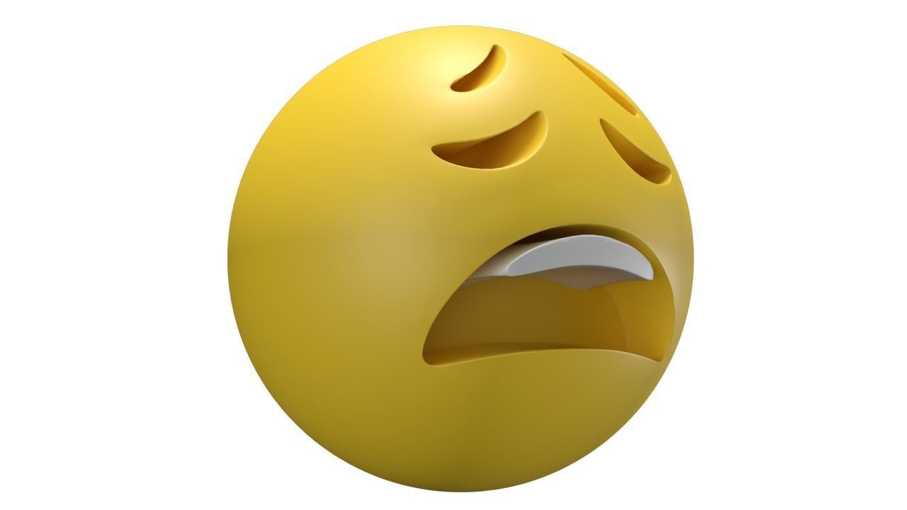 3D model Weary Face VR / AR / low-poly | CGTrader