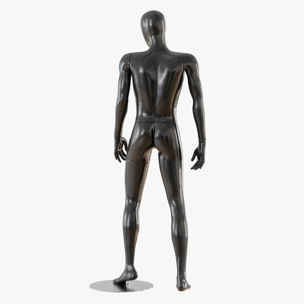 Faceless male mannequin 19 3D model | CGTrader