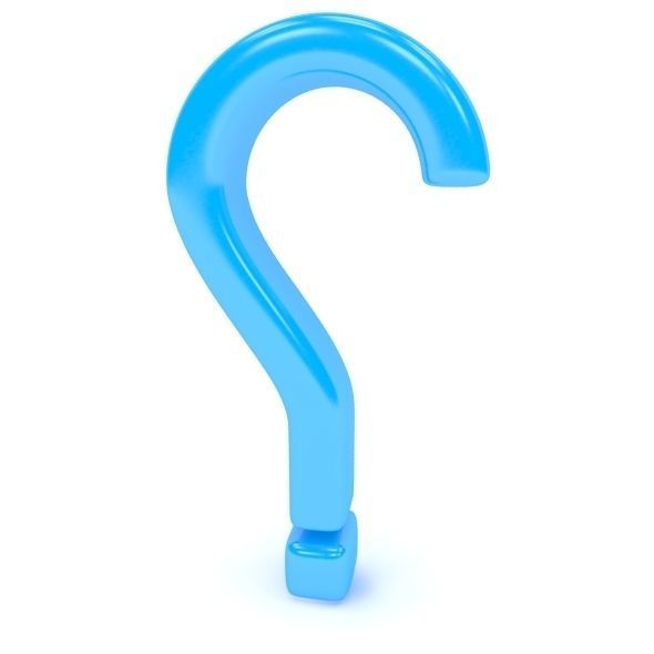 3D model Question mark 3D model VR / AR / low-poly | CGTrader