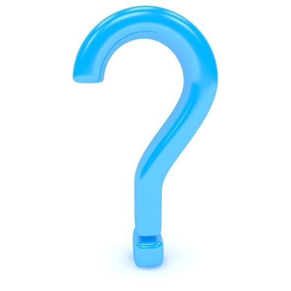 3D model Question mark 3D model VR / AR / low-poly | CGTrader