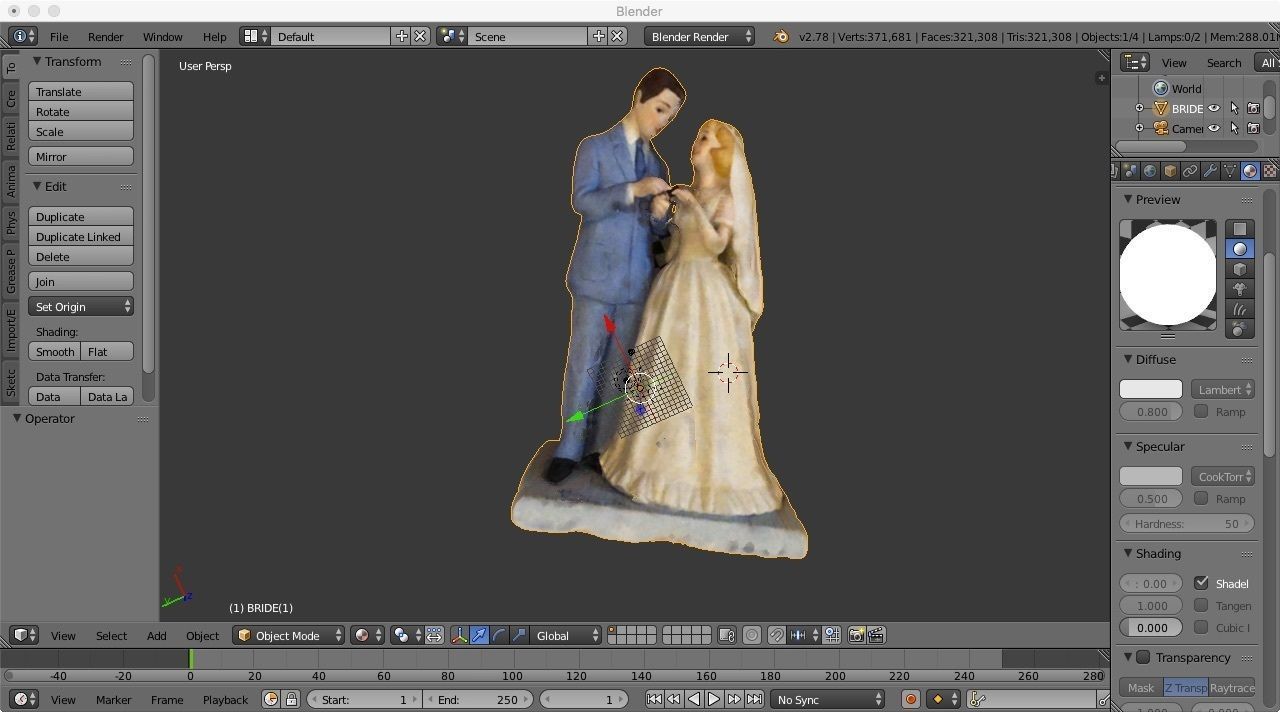 Bride and Groom 3D model | CGTrader