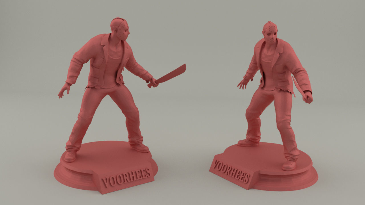 Jason Voorhees 3D model 3D printable | CGTrader