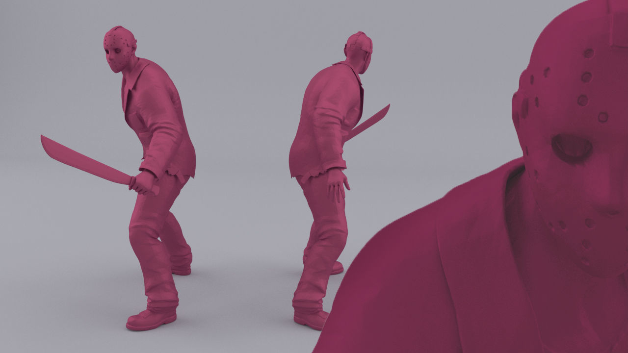 Jason Voorhees 3D model 3D printable | CGTrader