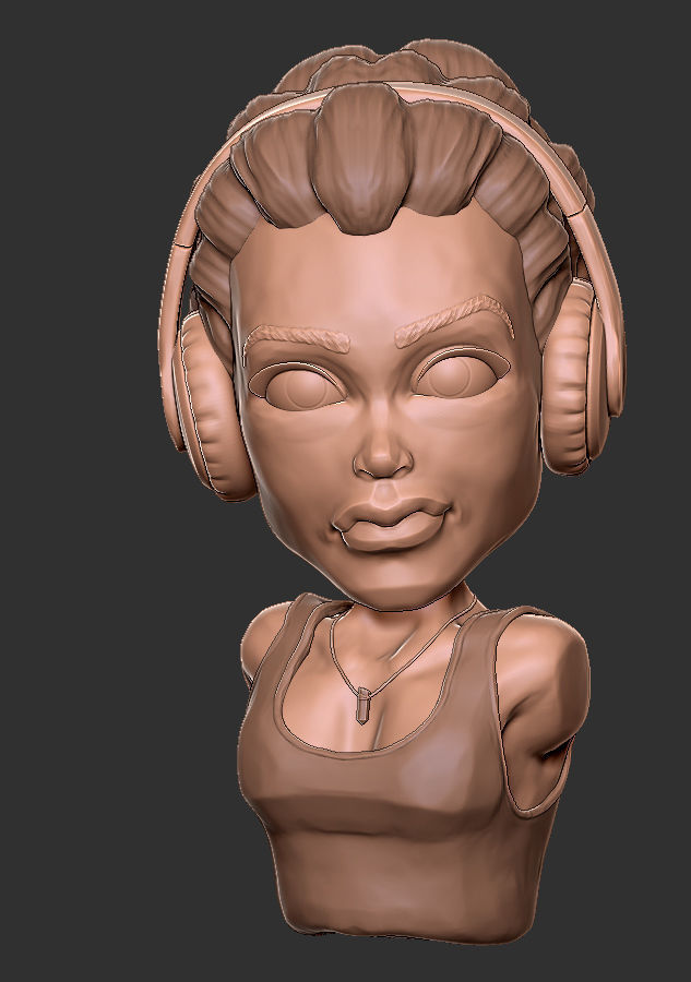 Music lover free 3D model 3D printable | CGTrader