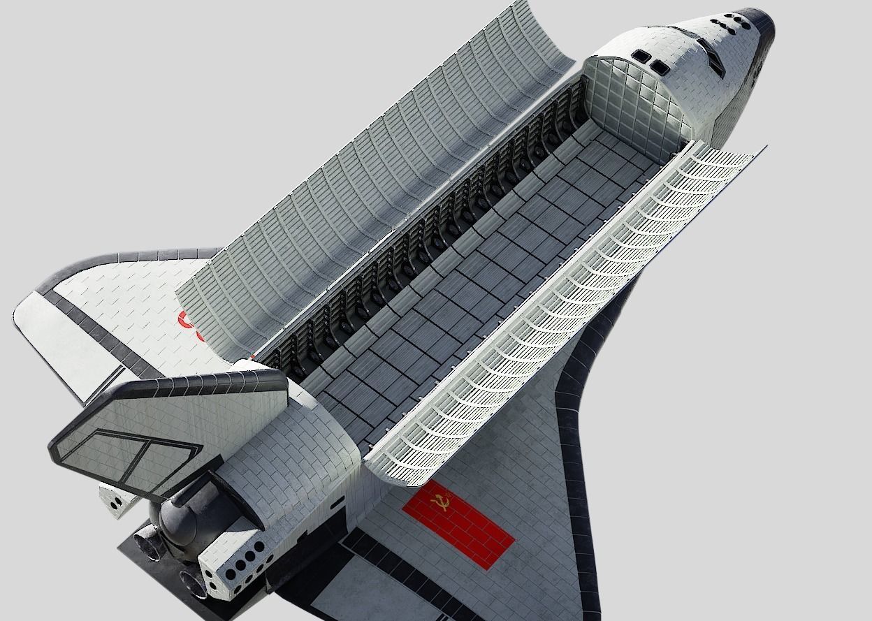 Buran space shuttle 3D model | CGTrader