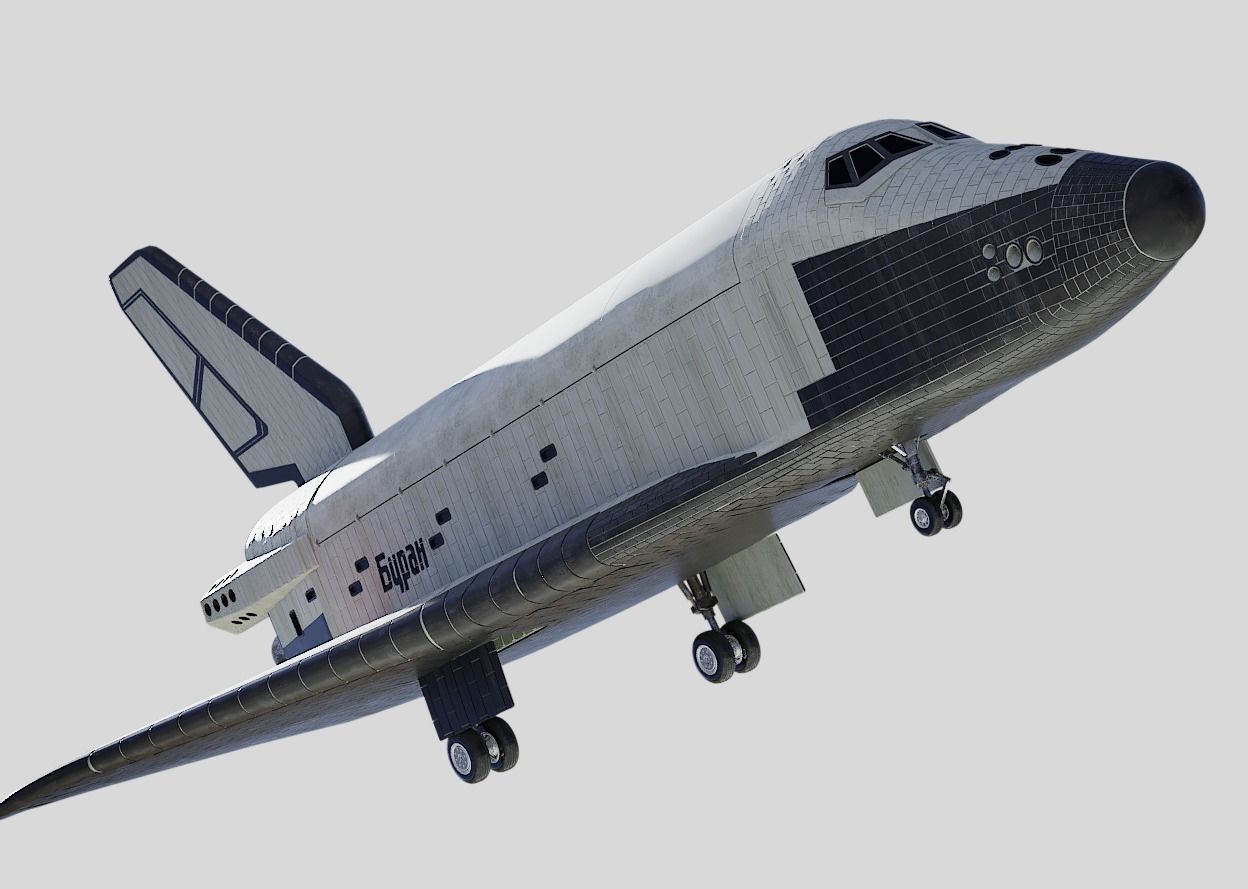 Buran space shuttle 3D model | CGTrader