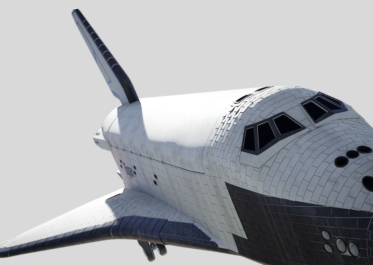 Buran space shuttle 3D model | CGTrader