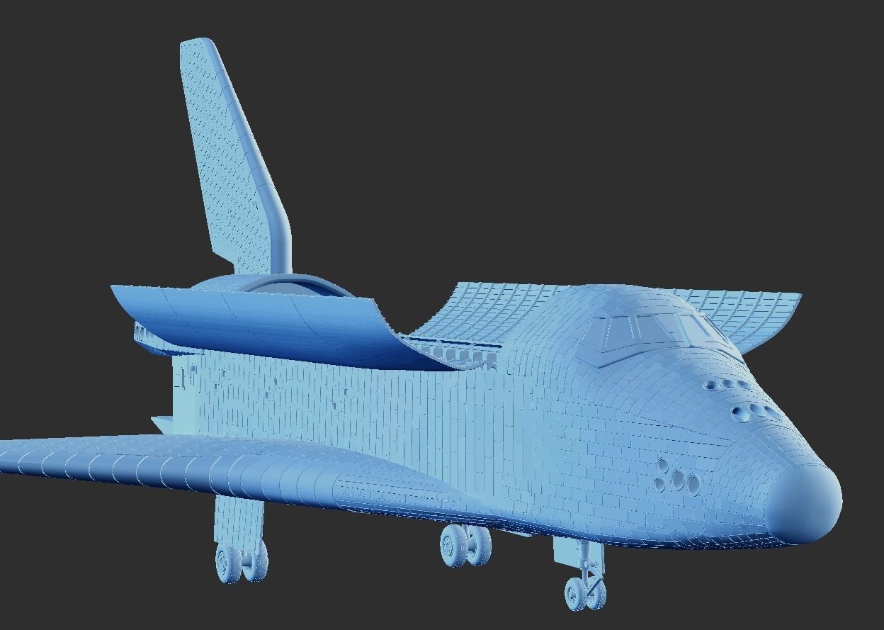 Buran space shuttle 3D model | CGTrader