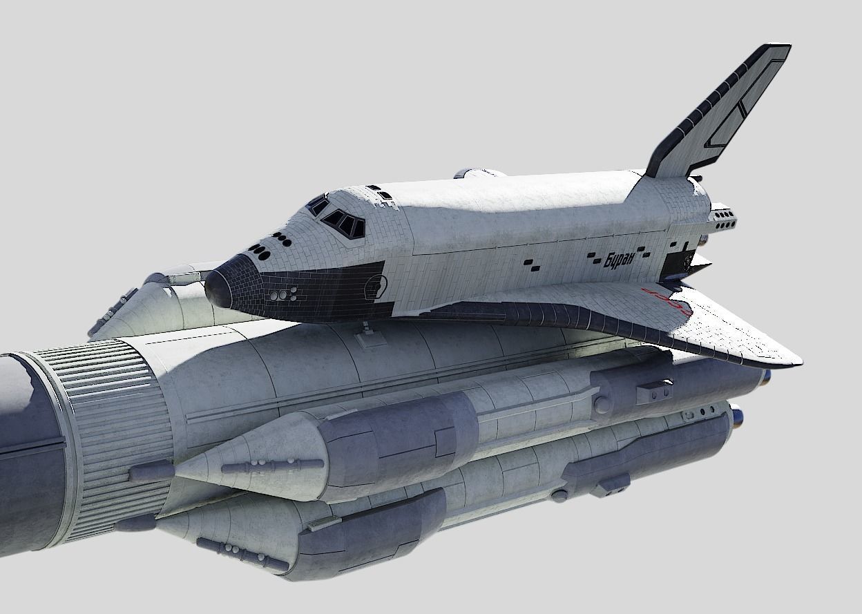Buran space shuttle 3D model | CGTrader