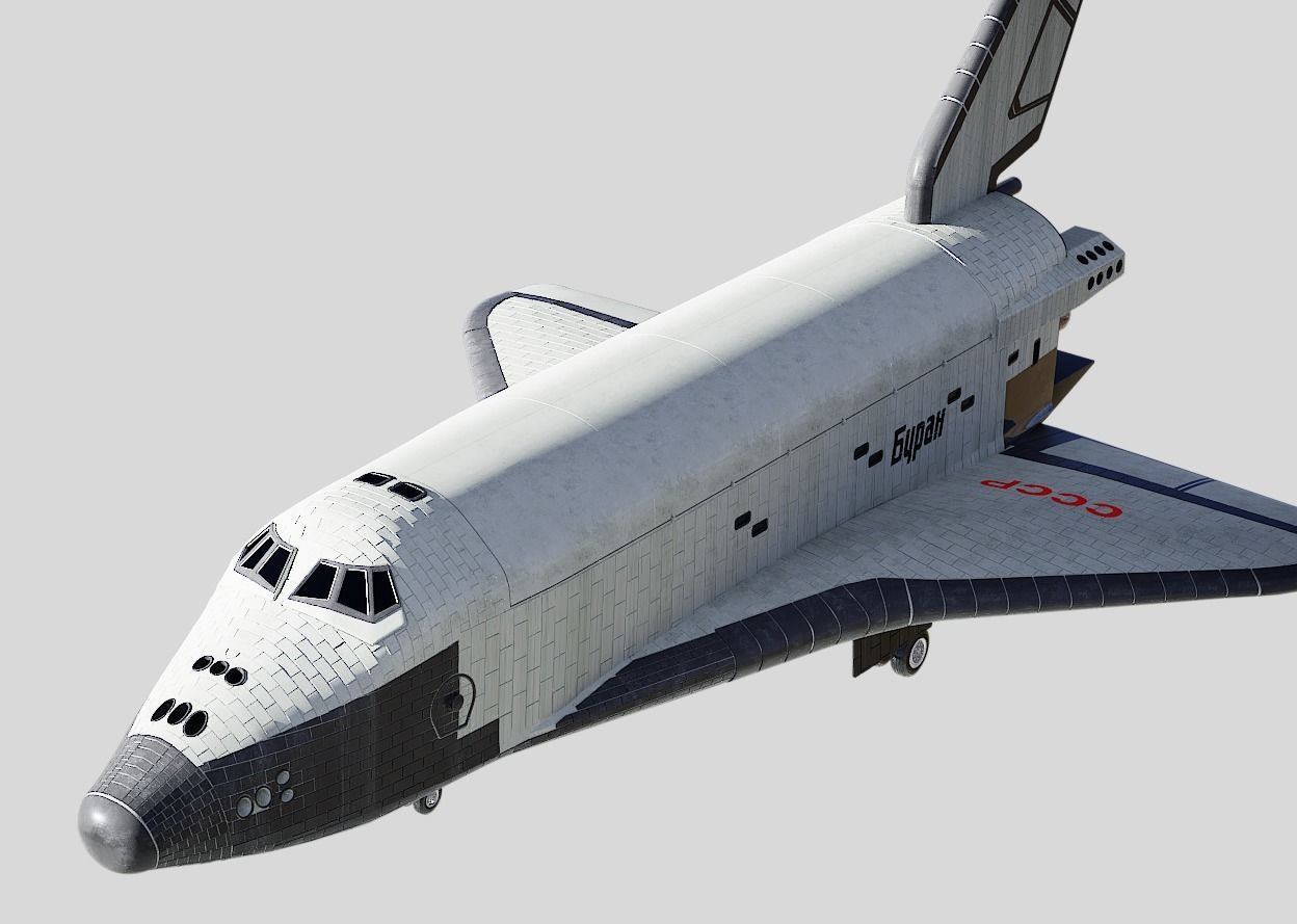 Buran space shuttle 3D model | CGTrader