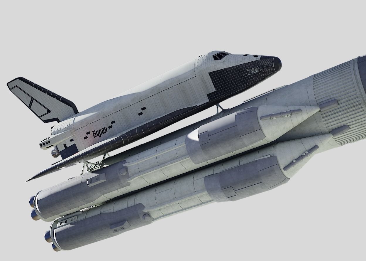 Buran space shuttle 3D model | CGTrader