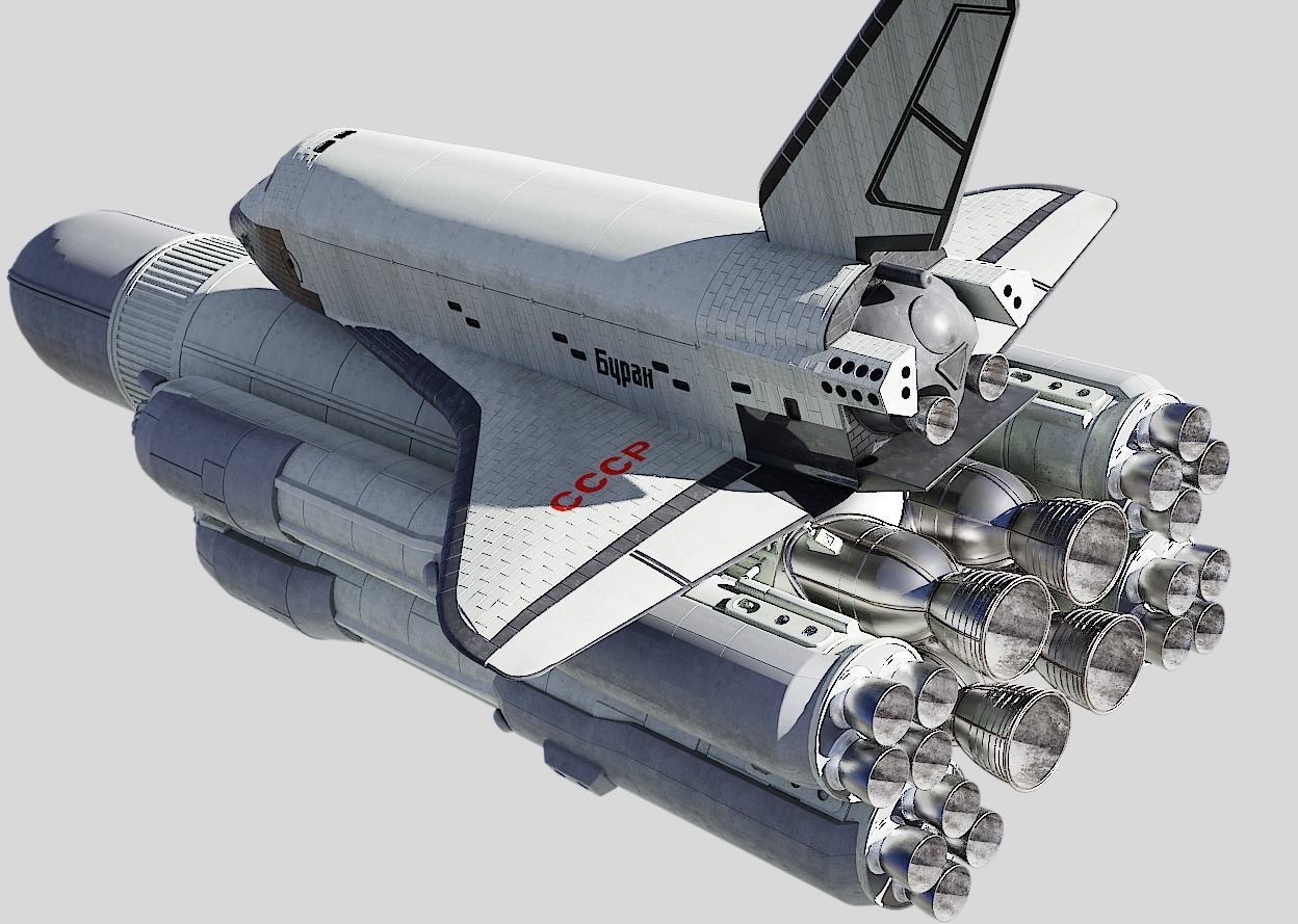 Buran space shuttle 3D model | CGTrader