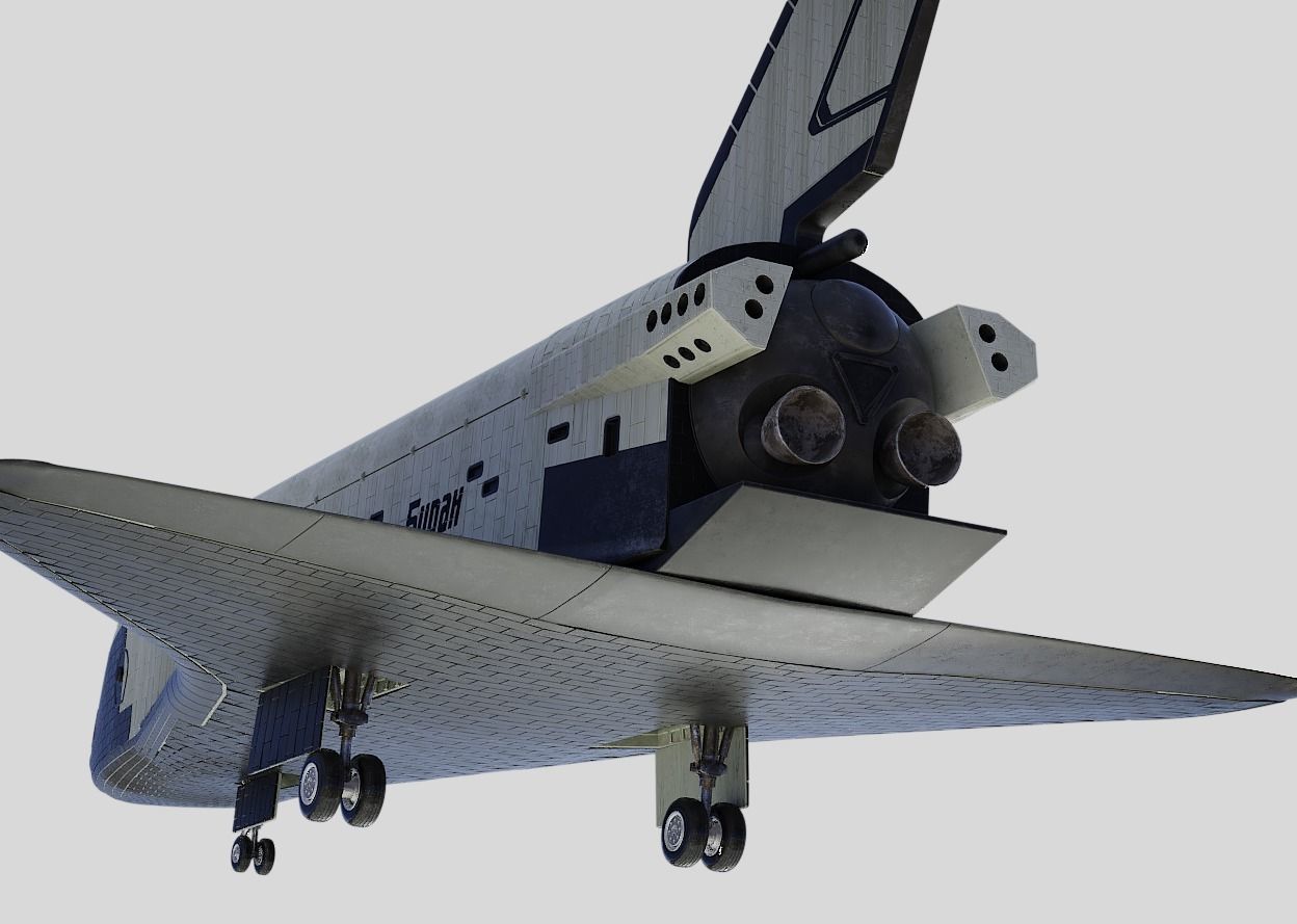 Buran space shuttle 3D model | CGTrader
