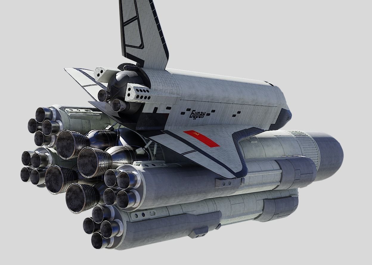 Buran space shuttle 3D model | CGTrader