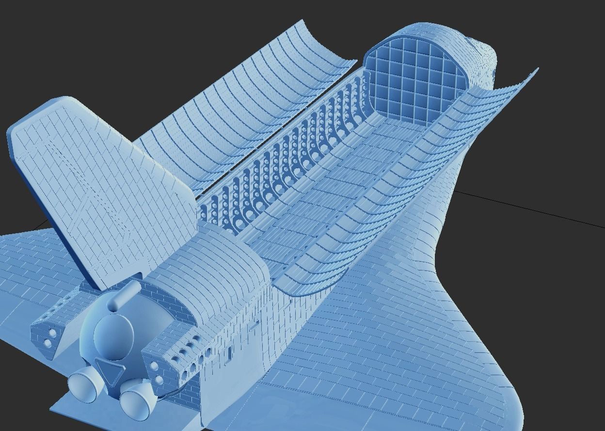 Buran space shuttle 3D model | CGTrader