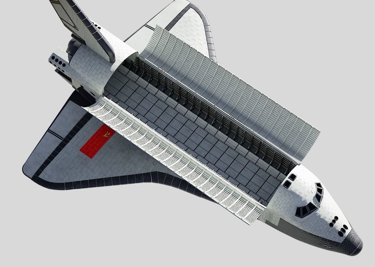 Buran space shuttle 3D model | CGTrader