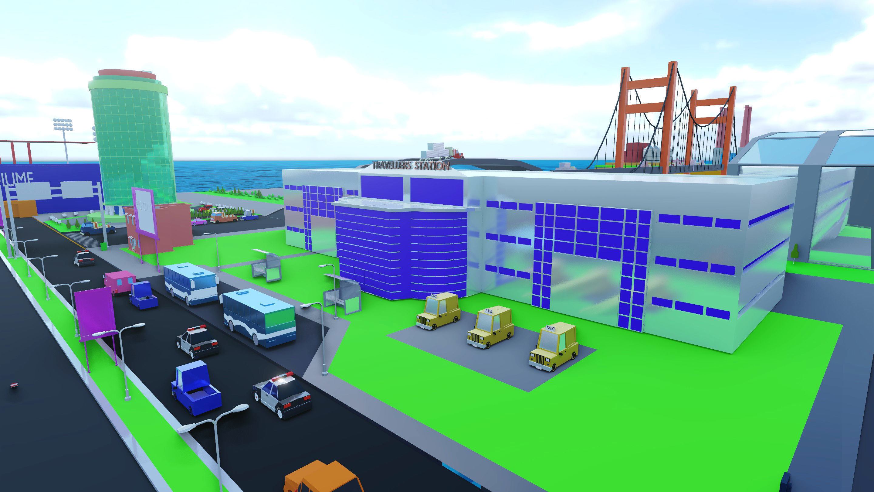 3D model SimplePoly Urban - Low Poly Assets Low-poly 3D model VR / AR ...