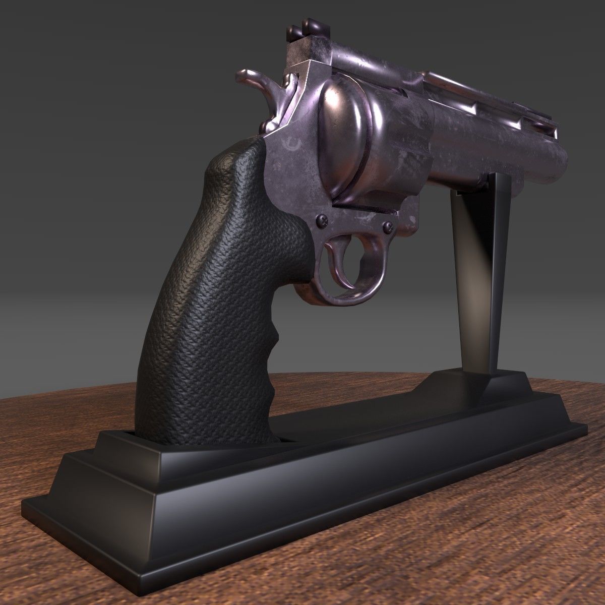 3D model Revolver VR / AR / low-poly | CGTrader