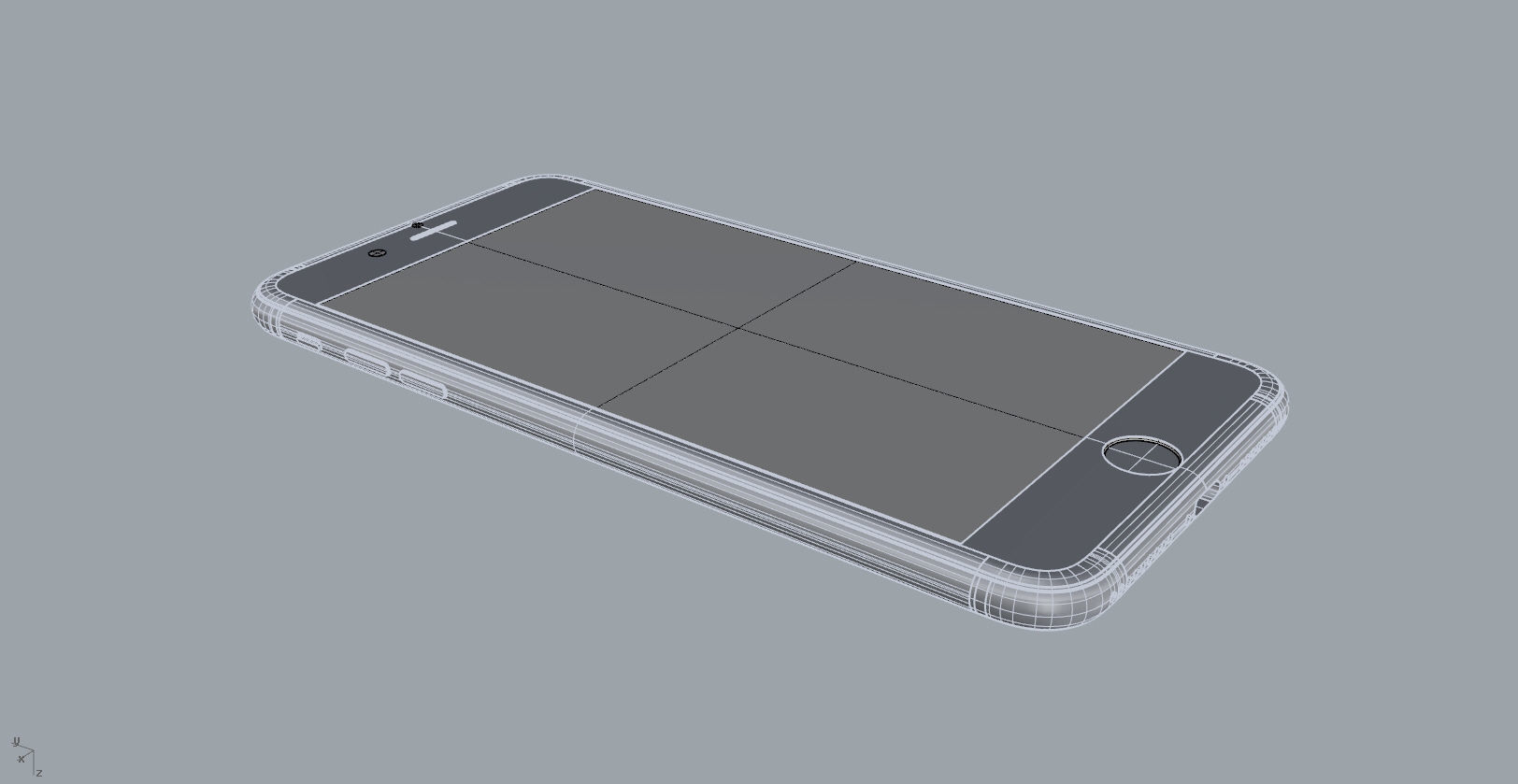 Realistic iphone 8 PLUS production 3D model 3D model 3D printable ...