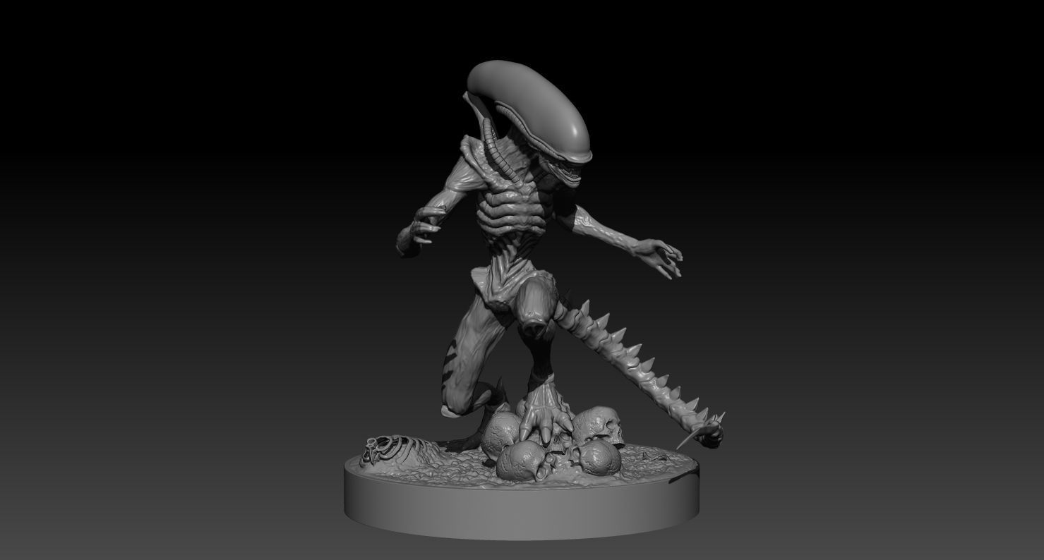 Alien - Xenomorph 3D model 3D printable | CGTrader