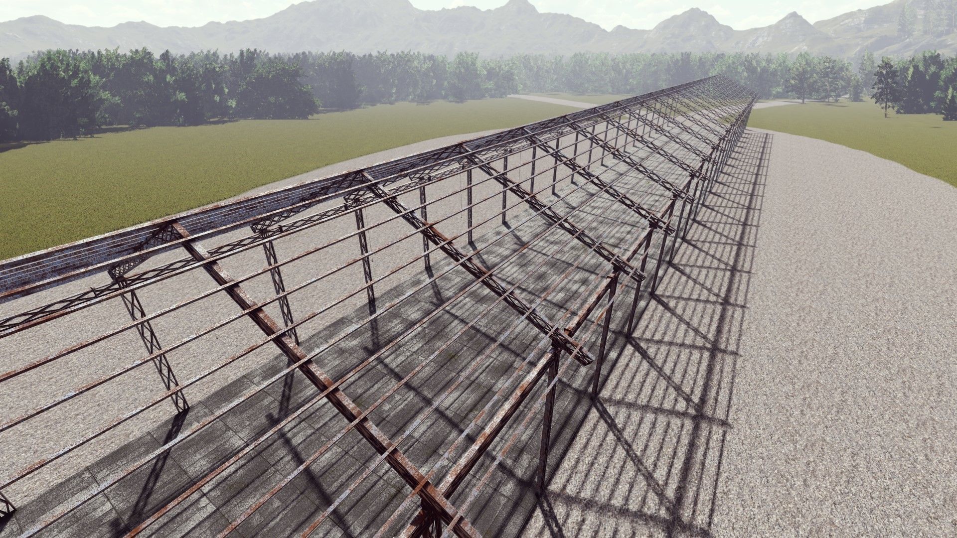 Detailed Building steel canopy- Exterior 3Dsmax - Revit 3D model | CGTrader