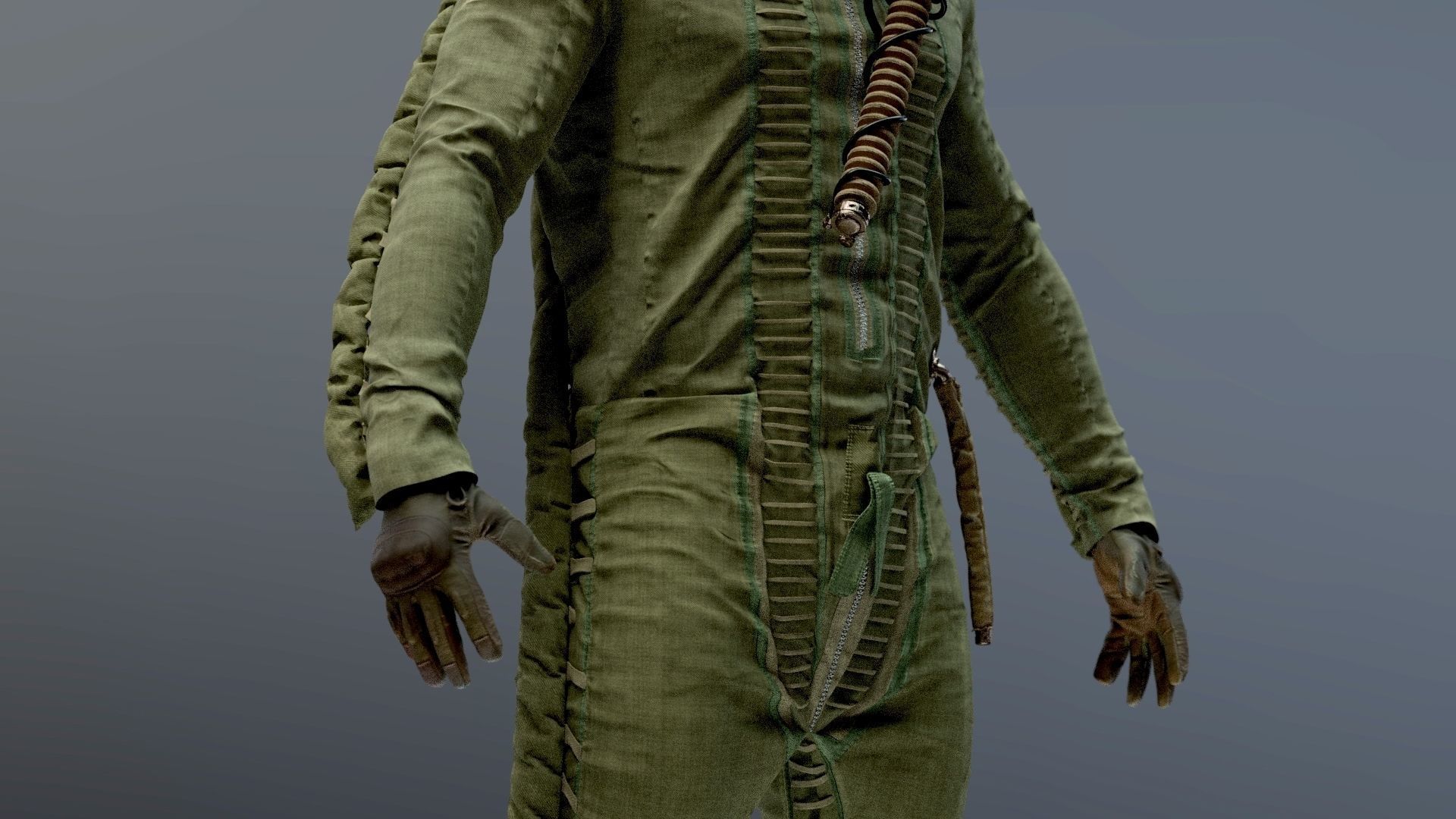 FLIGHT SUIT High altitude Pilot 3D model | CGTrader