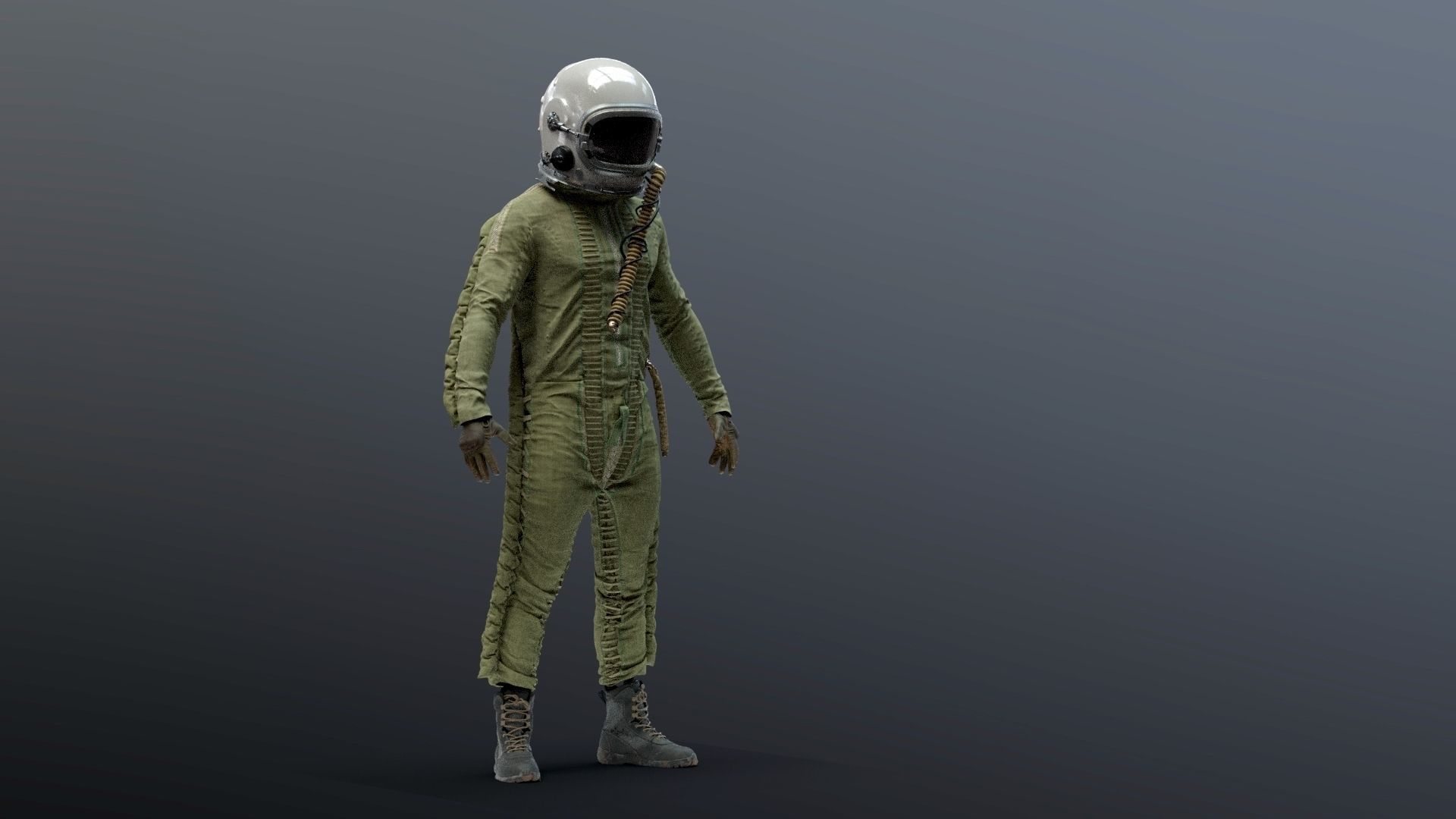 FLIGHT SUIT High altitude Pilot 3D model | CGTrader