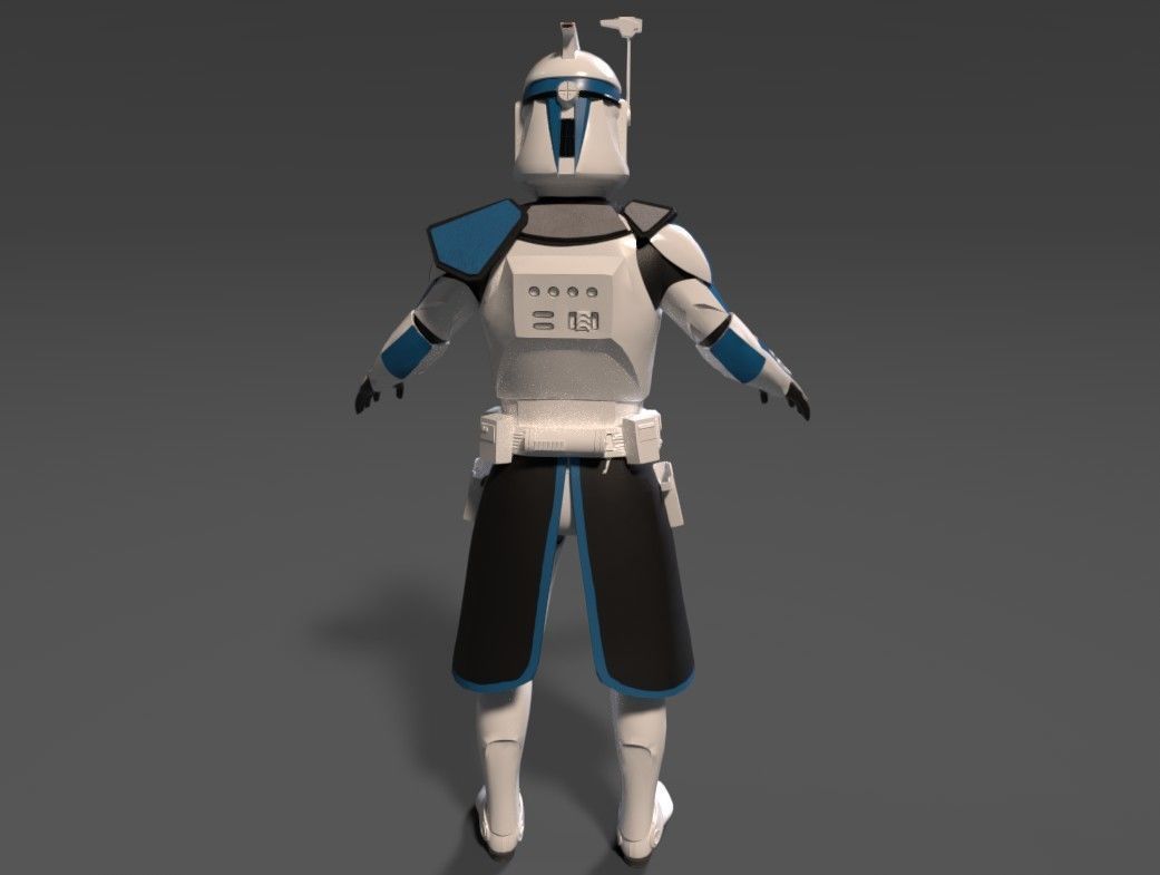 Captain Rex - Phase1 3D model | CGTrader