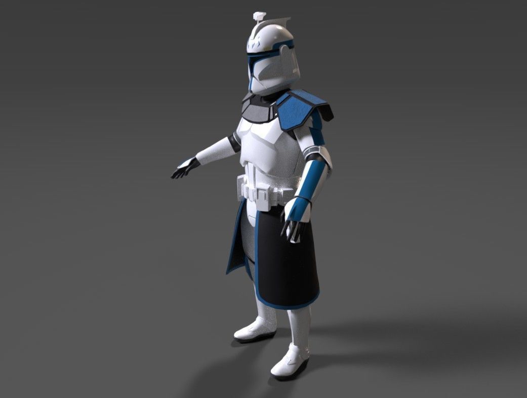 Captain Rex - Phase1 3D model | CGTrader