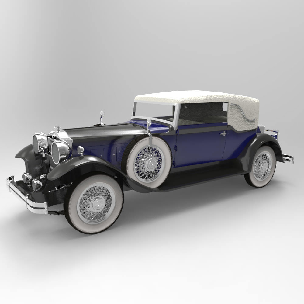Packard Car 1930 3D model | CGTrader