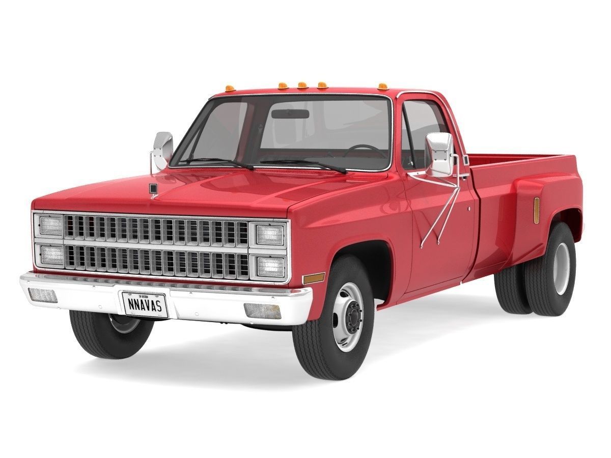 GENERIC DUALLY PICKUP TRUCK 2 3D model | CGTrader
