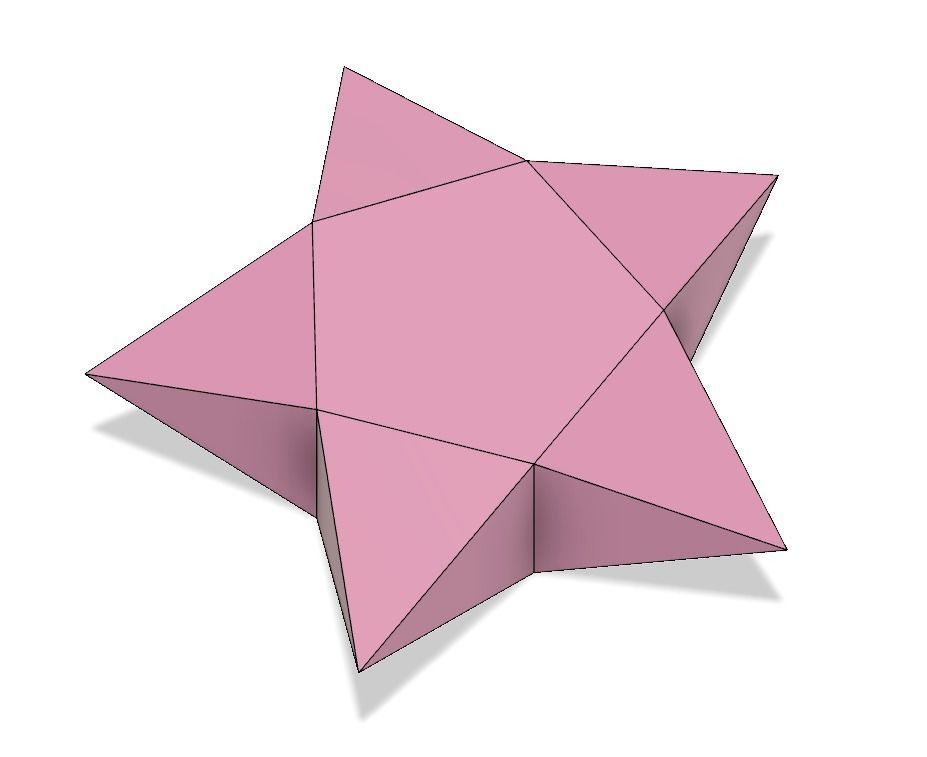 Origami Star Box 3D model 3D printable | CGTrader